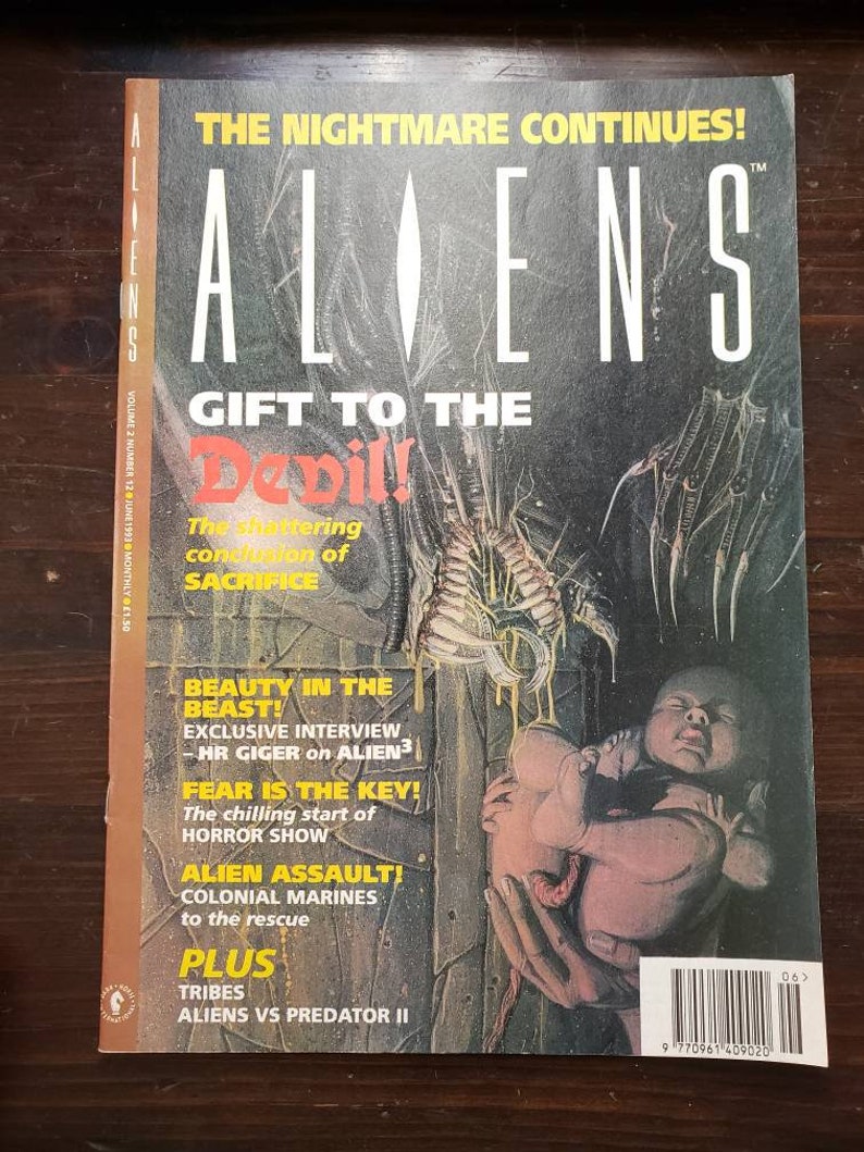 Aliens Comic Magazine British Imports Volume 2 1992/1993 Vintage ...