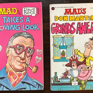 MAD Magazine Vintage Mass Market Paperbacks Don Martin, Snappy Answers ...