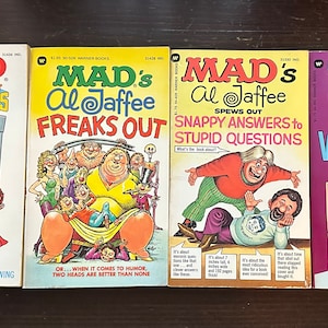 MAD Magazine Vintage Mass Market Paperbacks Don Martin, Snappy Answers ...