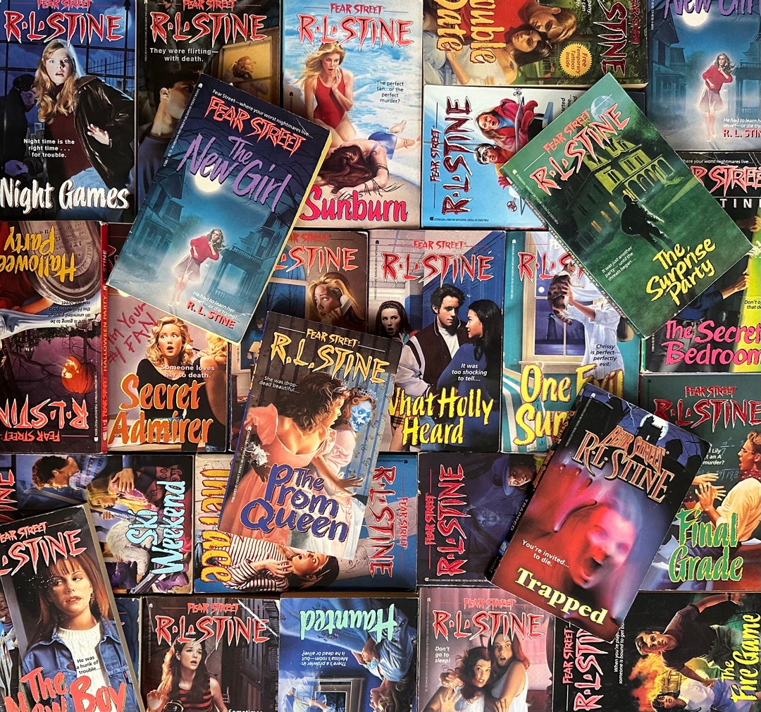 Fear Street Books by RL Stine Original Covers Vintage Paperbacks 1990s ...