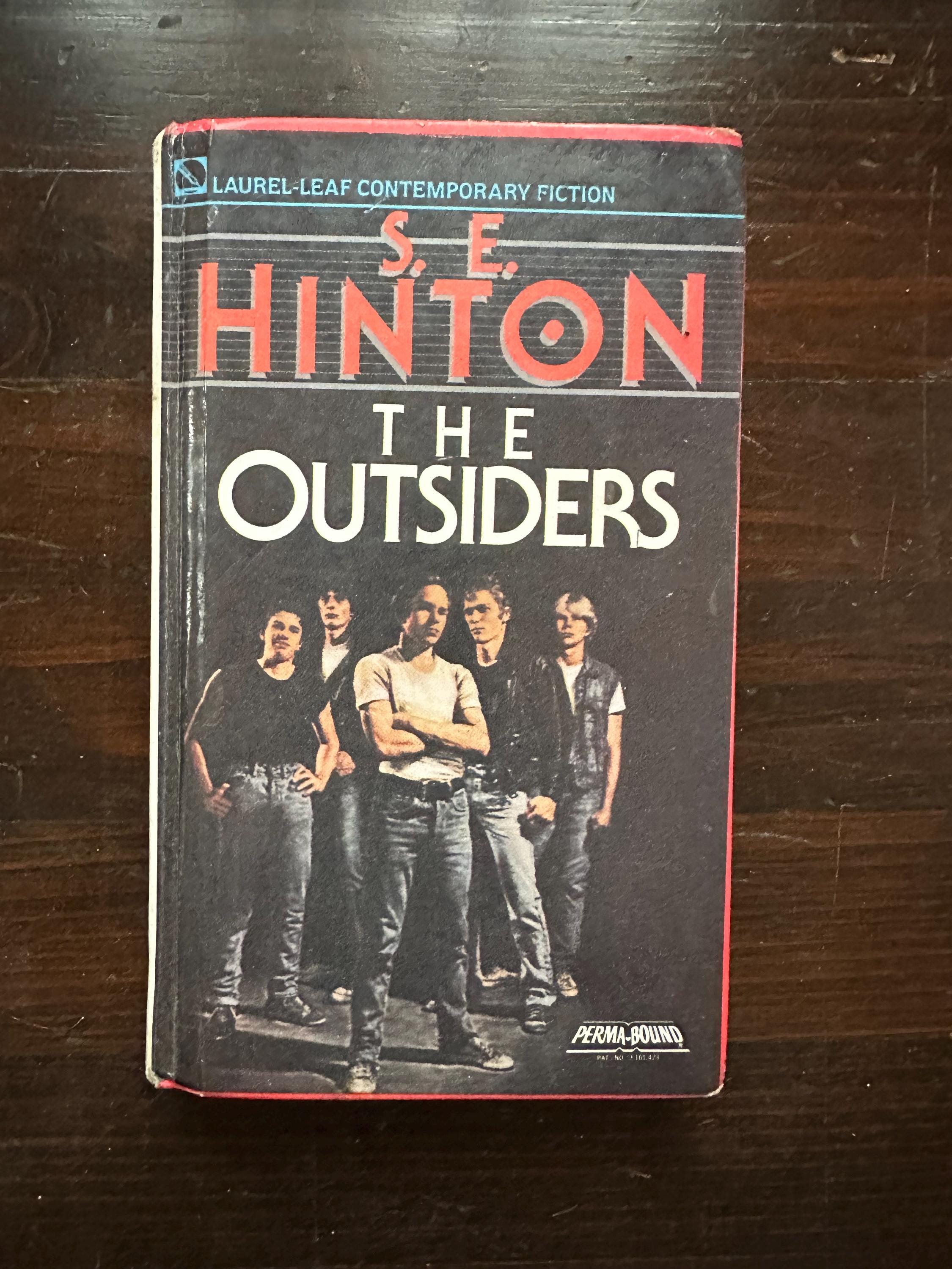 The Outsiders by S.E. Hinton Vintage Library Bound Hardcover With Rare ...
