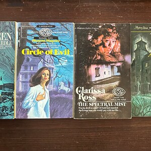 Gothic Romance Novels Vintage Horror Mystery Satanic Thrillers Clarissa ...