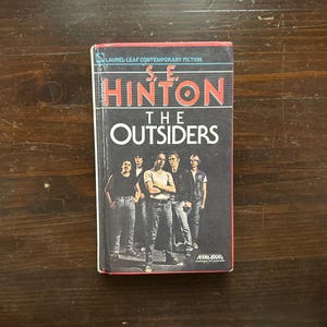 The Outsiders by S.E. Hinton Vintage Library Bound Hardcover With Rare ...