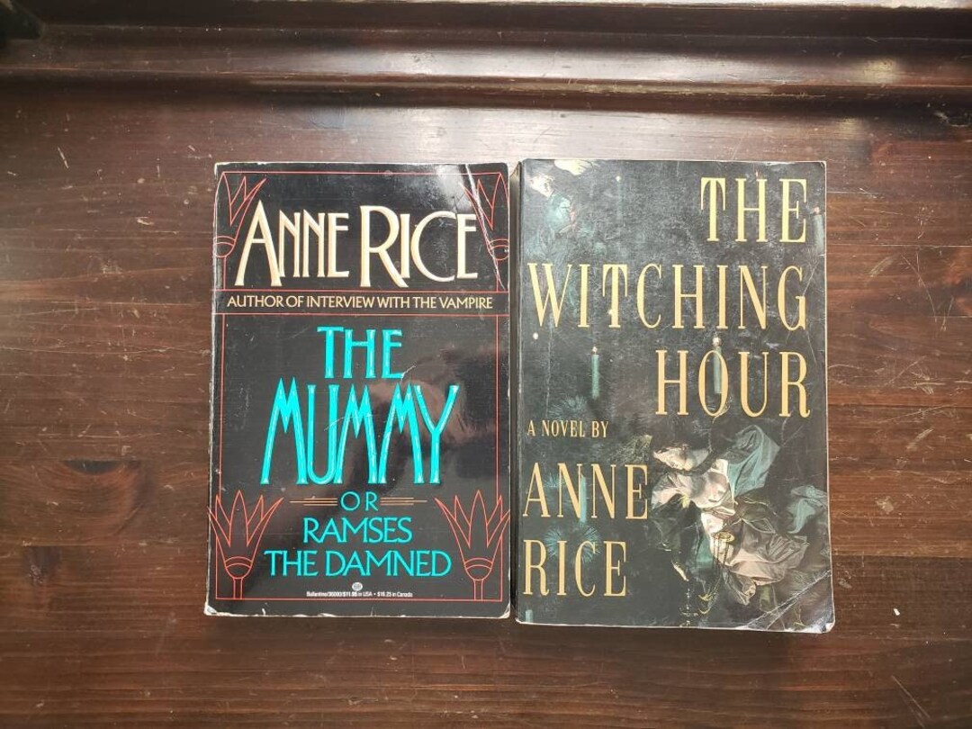 Anne Rice Large First Edition Trade Paperback Novels the - Etsy