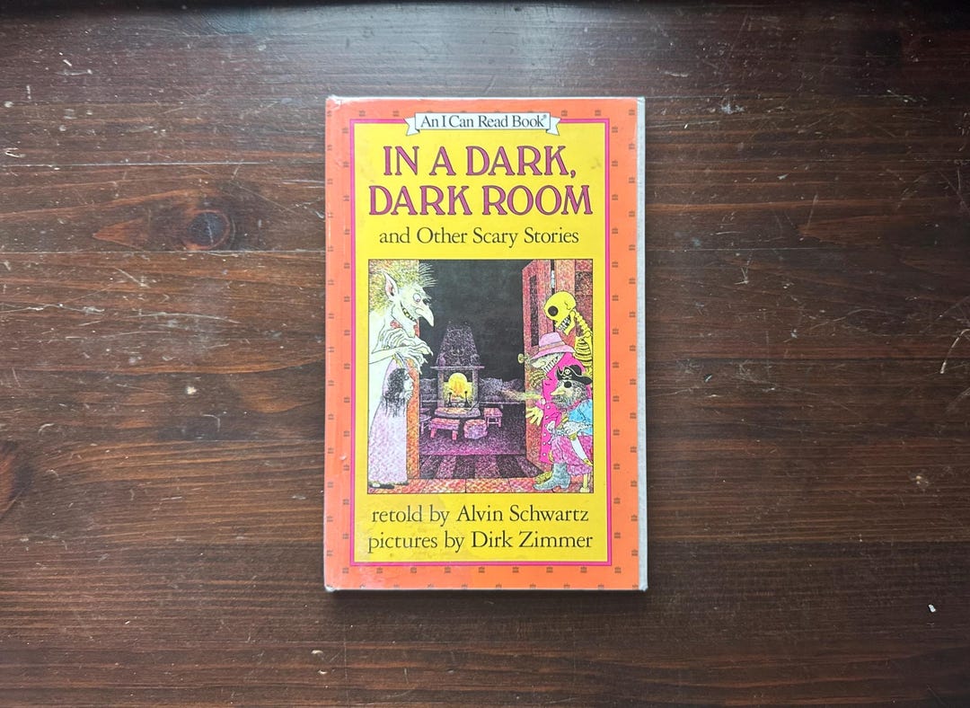 In a Dark, Dark Room and Other Scary Stories Retold Exlibrary Hardcover ...