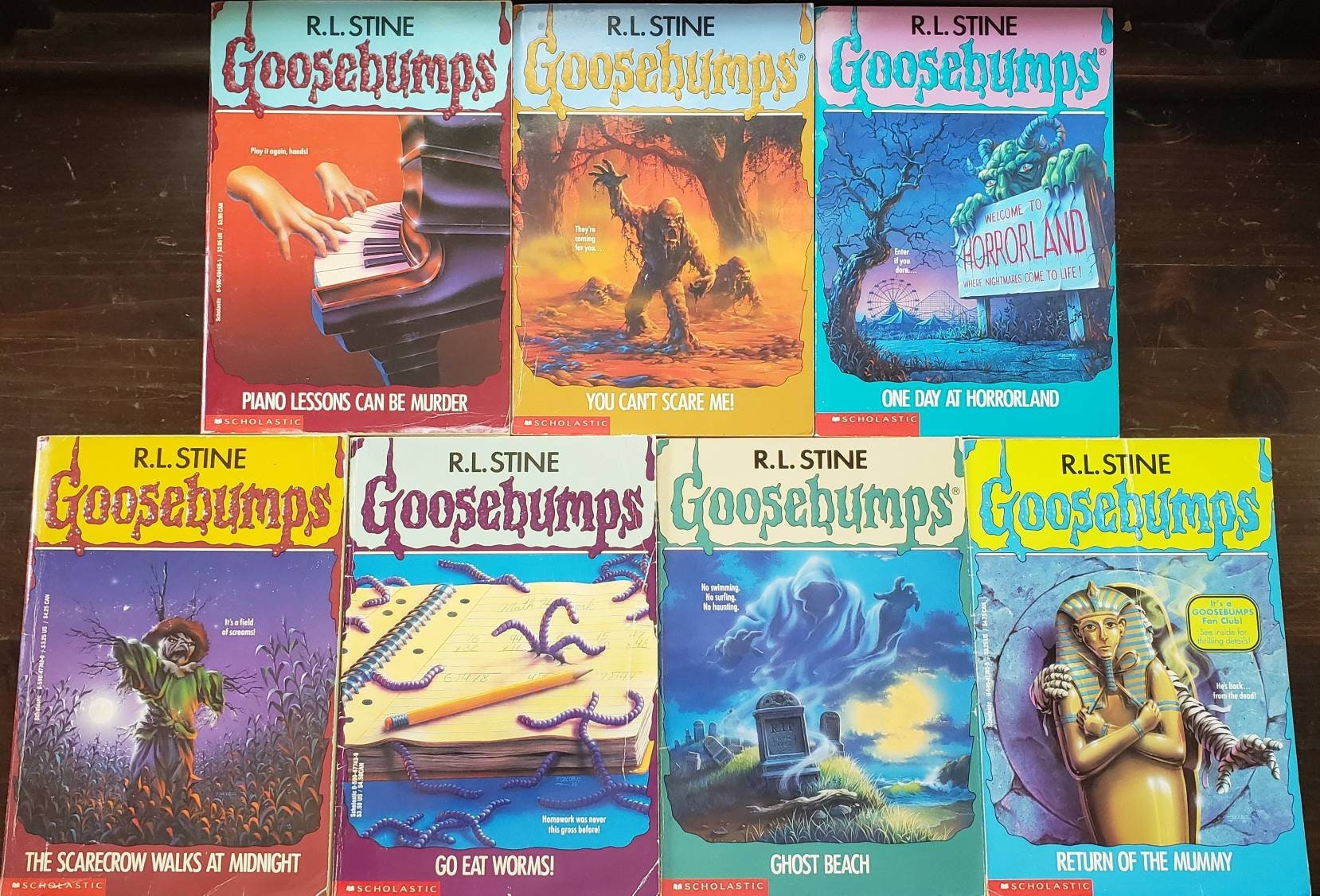 Goosebumps Vintage Paperbacks by R.L. Stine 13 15 16 20 - Etsy