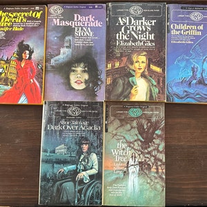 Gothic Romance Novels Vintage Horror Mystery Satanic Thrillers Clarissa ...