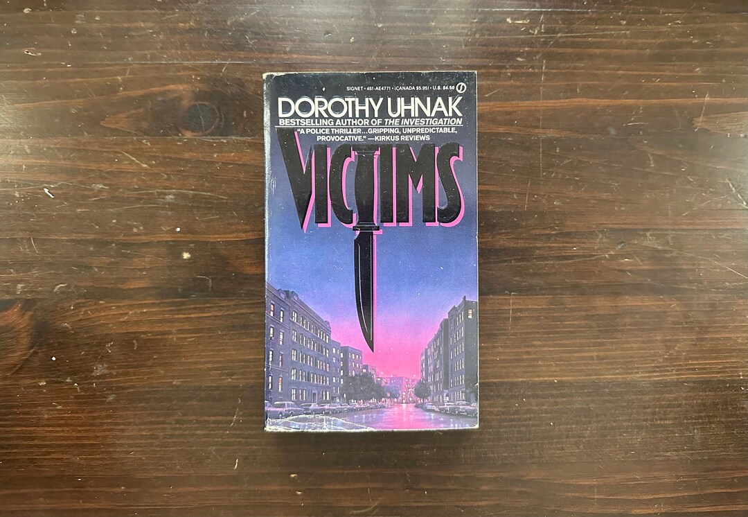 Victims by Dorothy Uhnak Signet NAL Vintage Crime Thriller Procedural ...