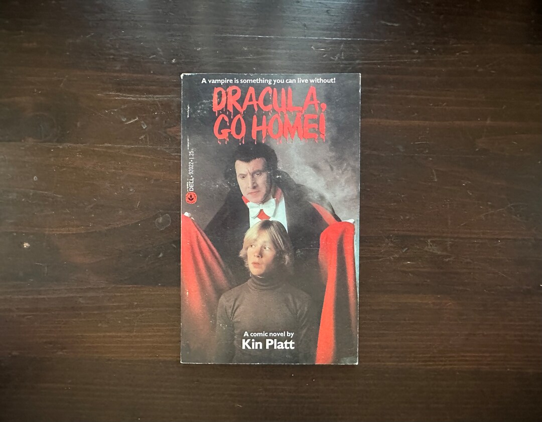 Dracula Go Home by Kin Platt A Comic Novel Campy Humor Rare Paperback ...