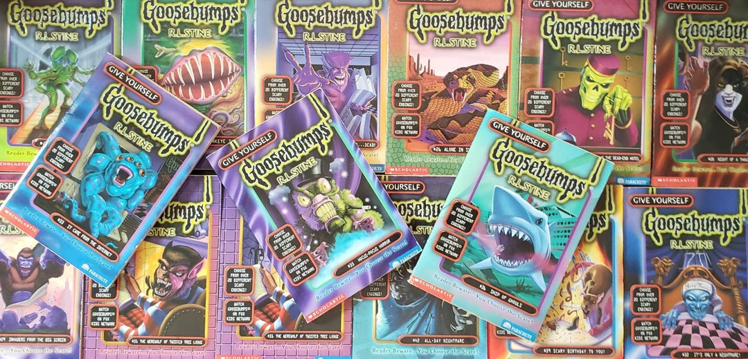 Give Yourself Goosebumps Books by R.L. Stine Black Spine Rare Pick Your ...