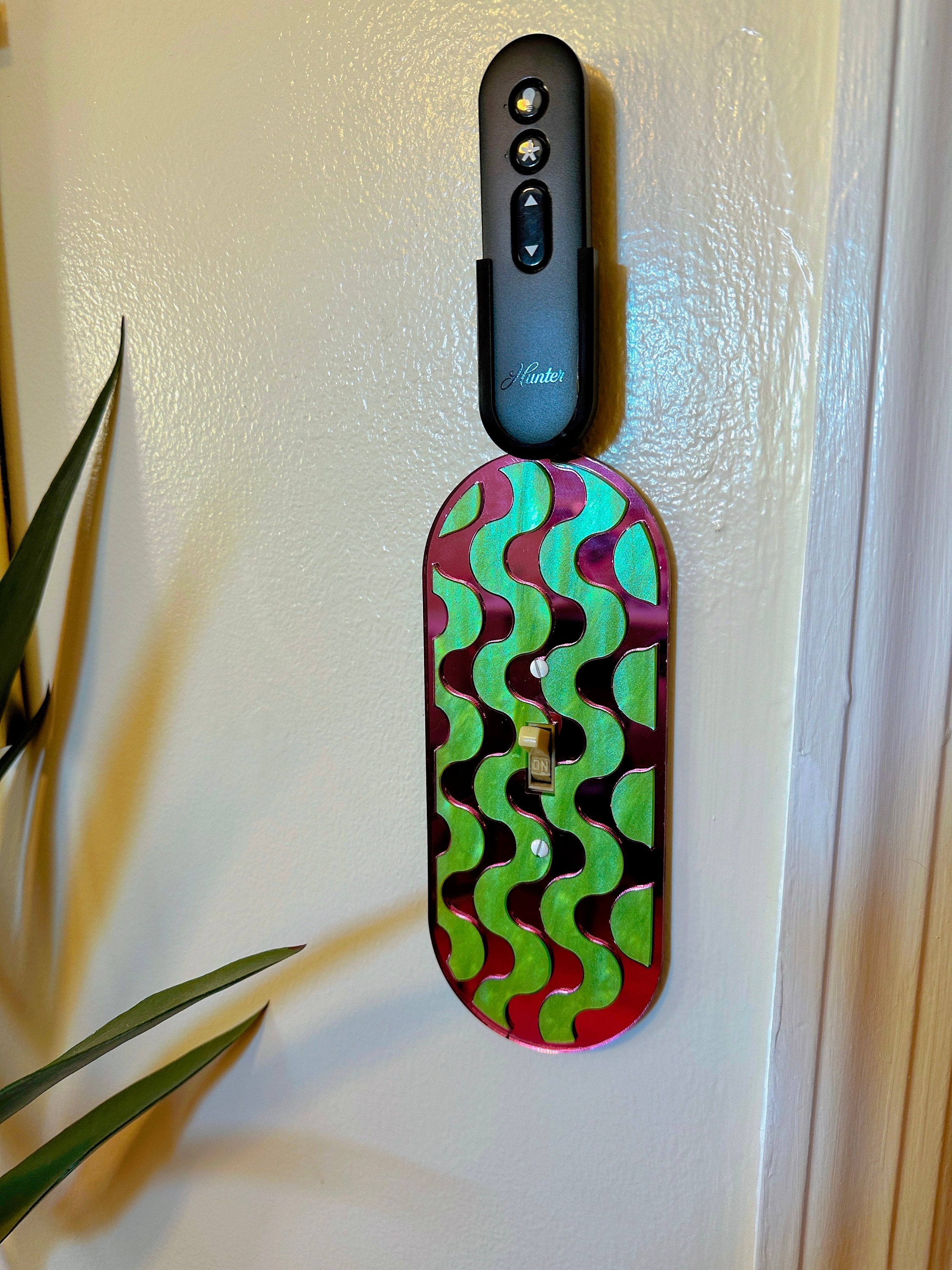 Mirrored Geometric Pattern Light Switch Cover/light Switch Plate - Etsy