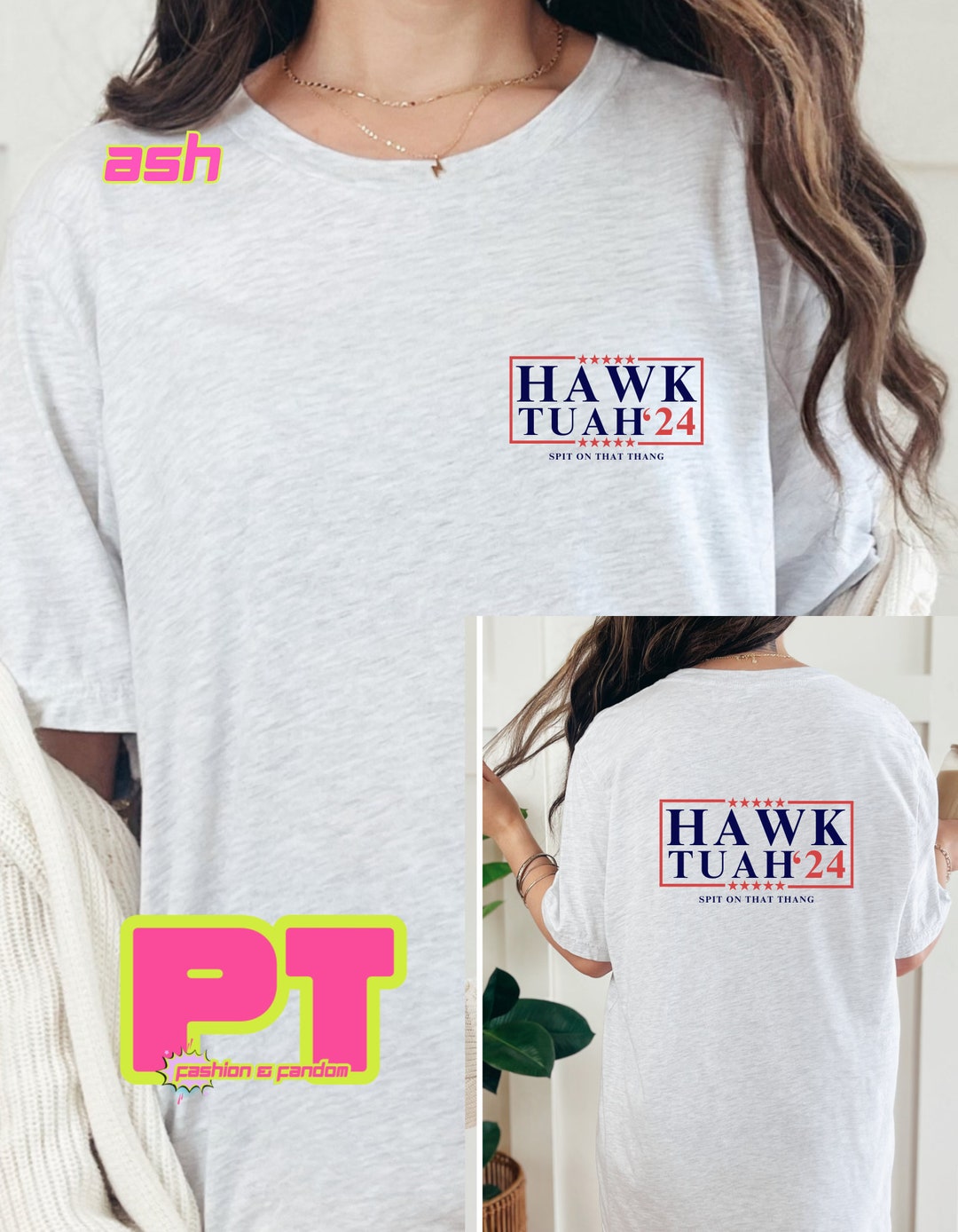 Hawk Tuah 24, Hawk Tuah girl, Voting shirts, Vote shirts, boats hoes 24 ...