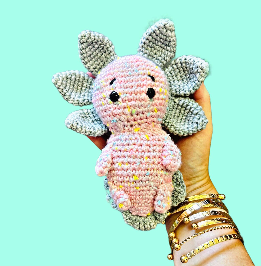 Crochet Cuties Crochet Toy Stuffy Collect Them All Axolotl Lady Bug Fat ...