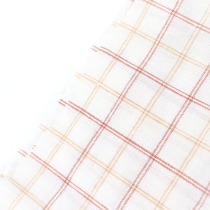 Yarn-dyed Checkered Handloom Organic Linen, 56 Inches Wide, 155 GSM - Etsy