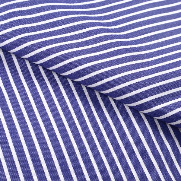 Organic Cotton Striped Fabric - Etsy