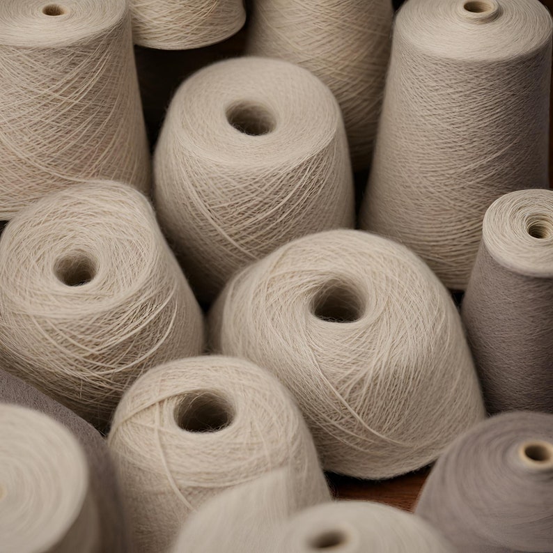 Greige Hemp Weaving/knitting/sewing Yarn 30/2, 230 Gms, 6000 Yards ...