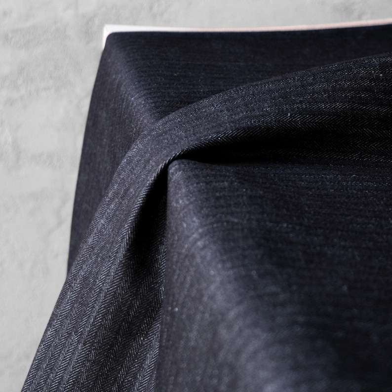 Japanese Selvedge (herringbone Weave) Denim Fabric - 33" Wide, 396 GSM ...