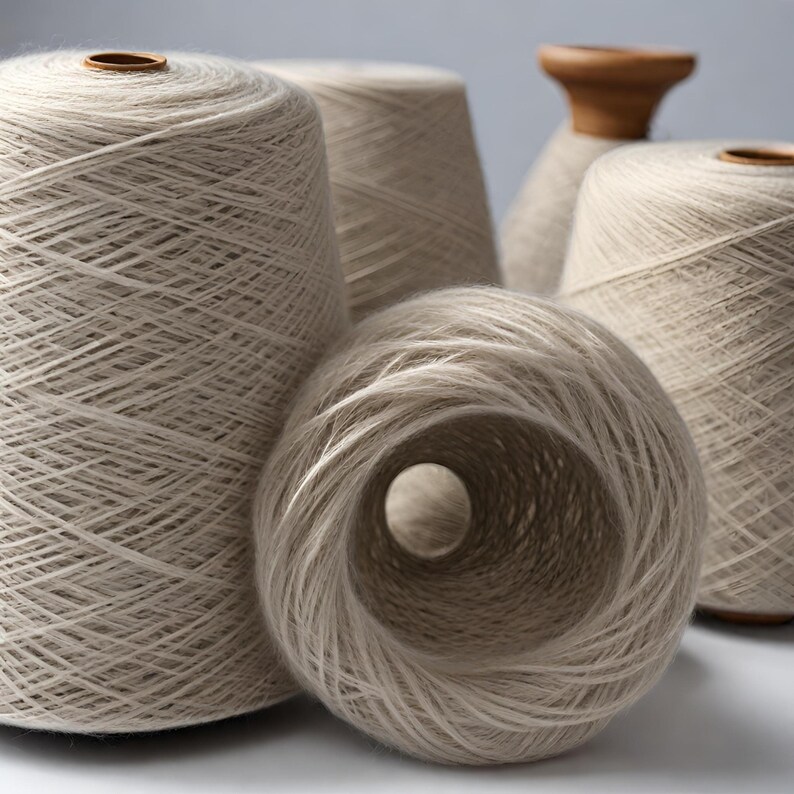 Greige Hemp Weaving/knitting/sewing Yarn 30/2, 230 Gms, 6000 Yards ...
