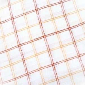 Yarn-dyed Checkered Handloom Organic Linen, 56 Inches Wide, 155 GSM - Etsy