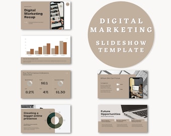 Digital Marketing Strategy Deck | Marketing Strategy Presentation ...