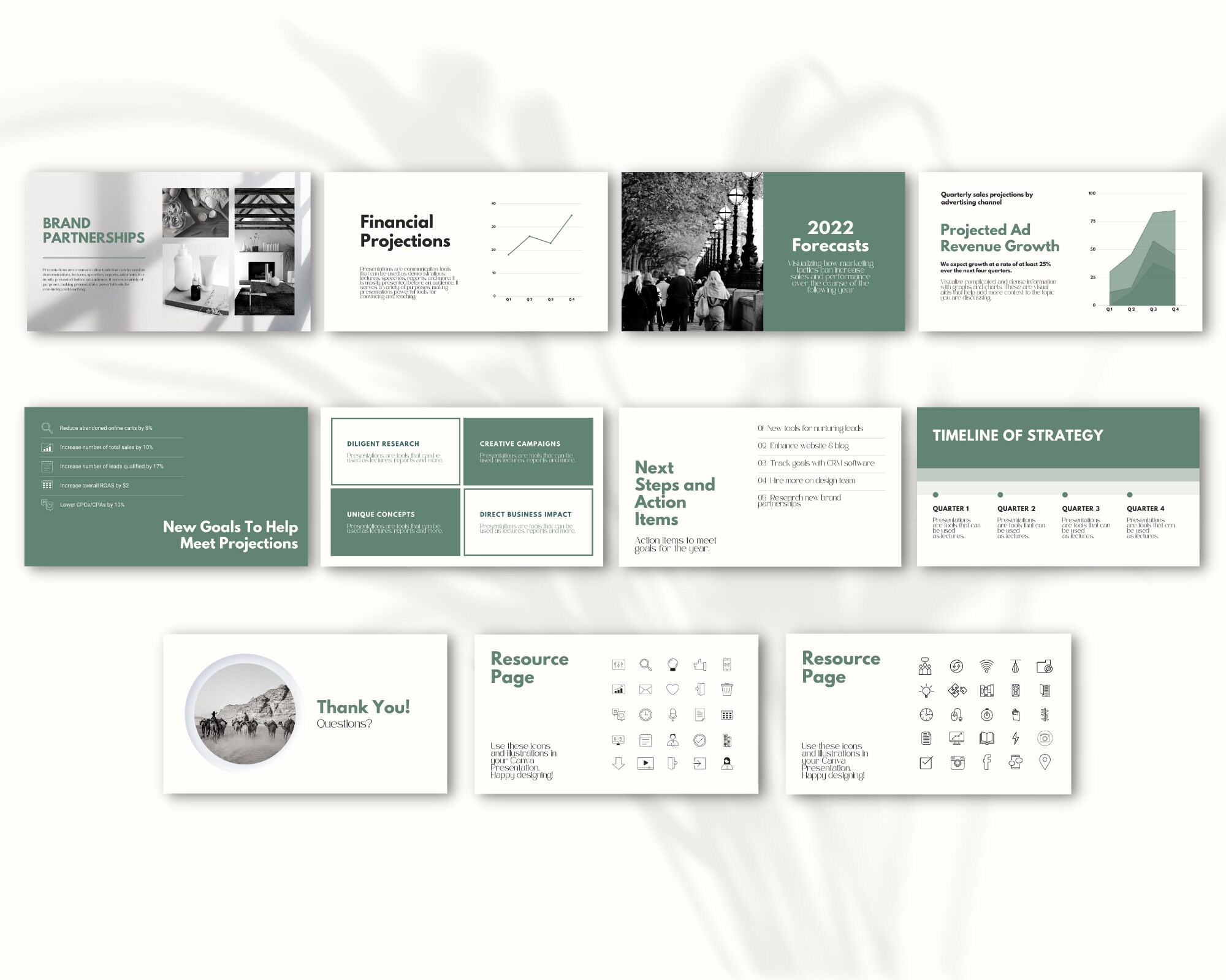 Digital Marketing Strategy Deck | Digital Marketing Slide Show ...