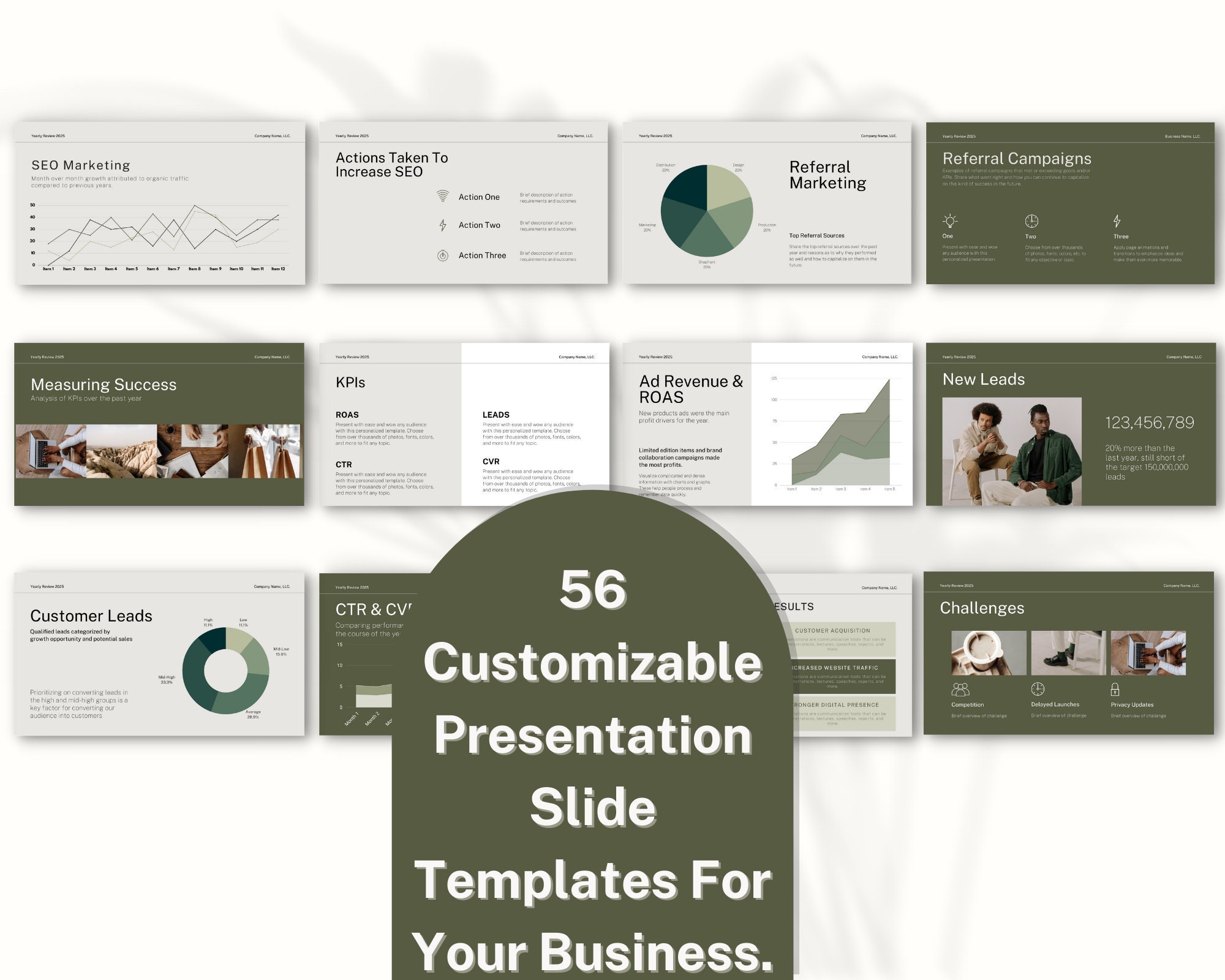 Digital Marketing Strategy Deck | Digital Marketing Slide Show ...