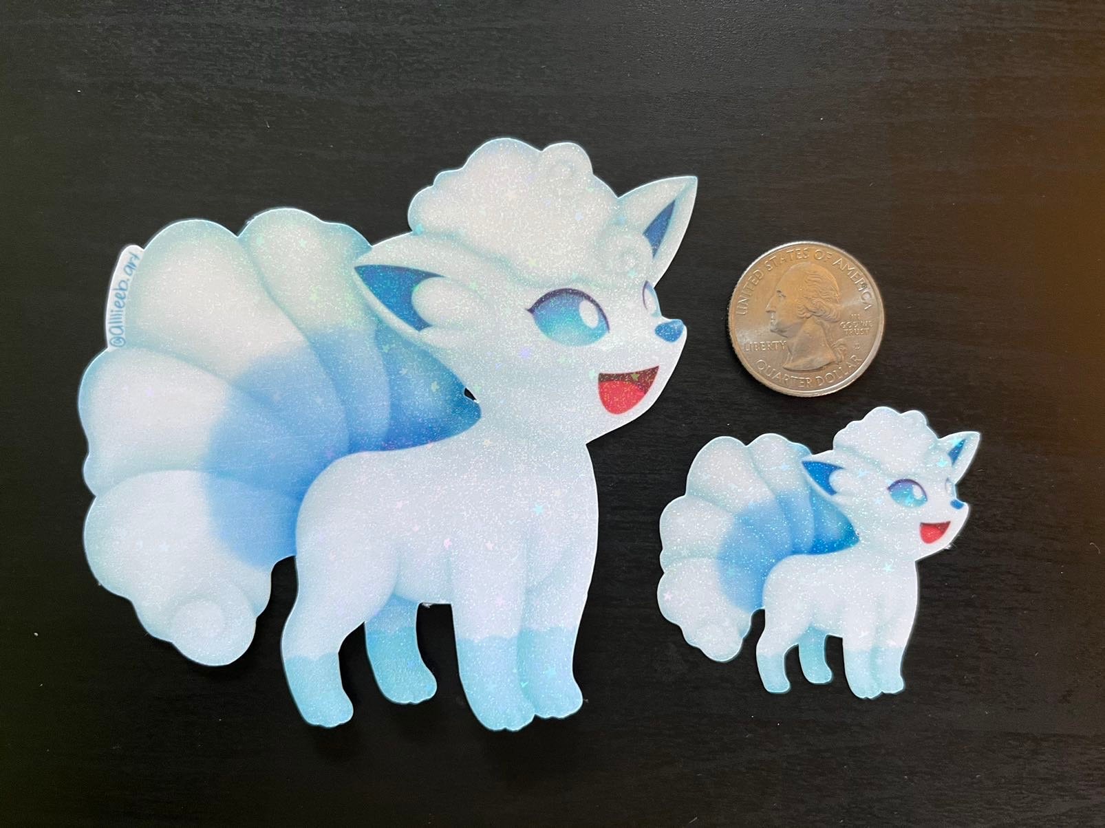 Alolan Vulpix Vinyl Sticker - Etsy