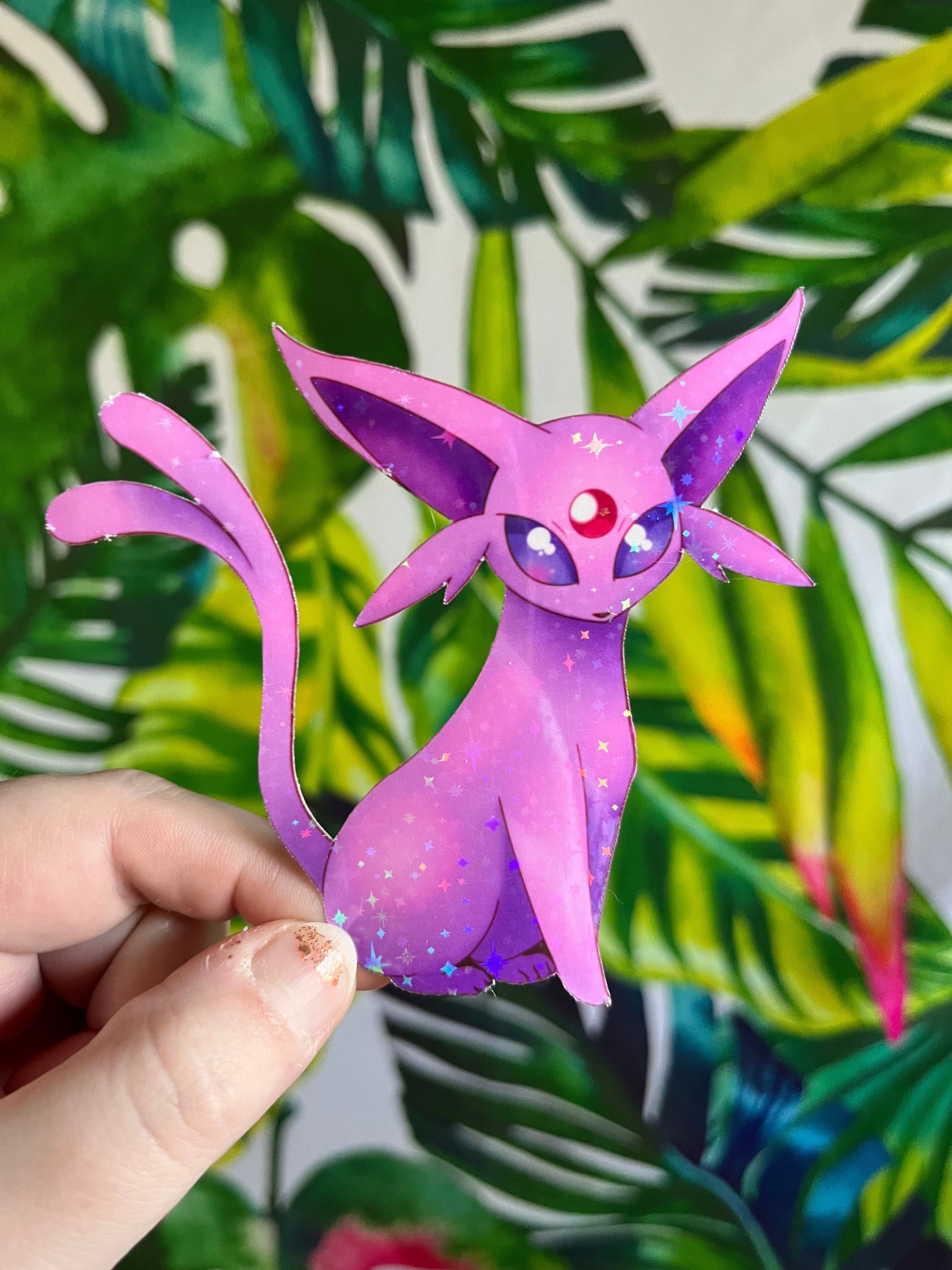 Espeon Vinyl Sticker - Etsy