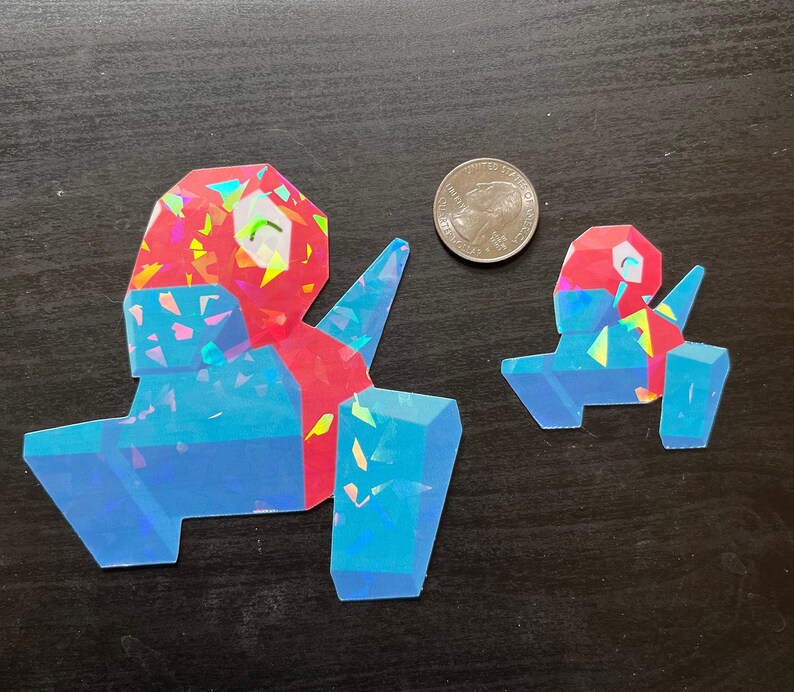 Porygon Vinyl Sticker - Etsy