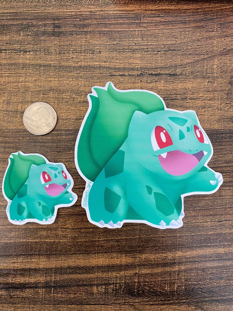 Bulbasaur Vinyl Sticker - Etsy