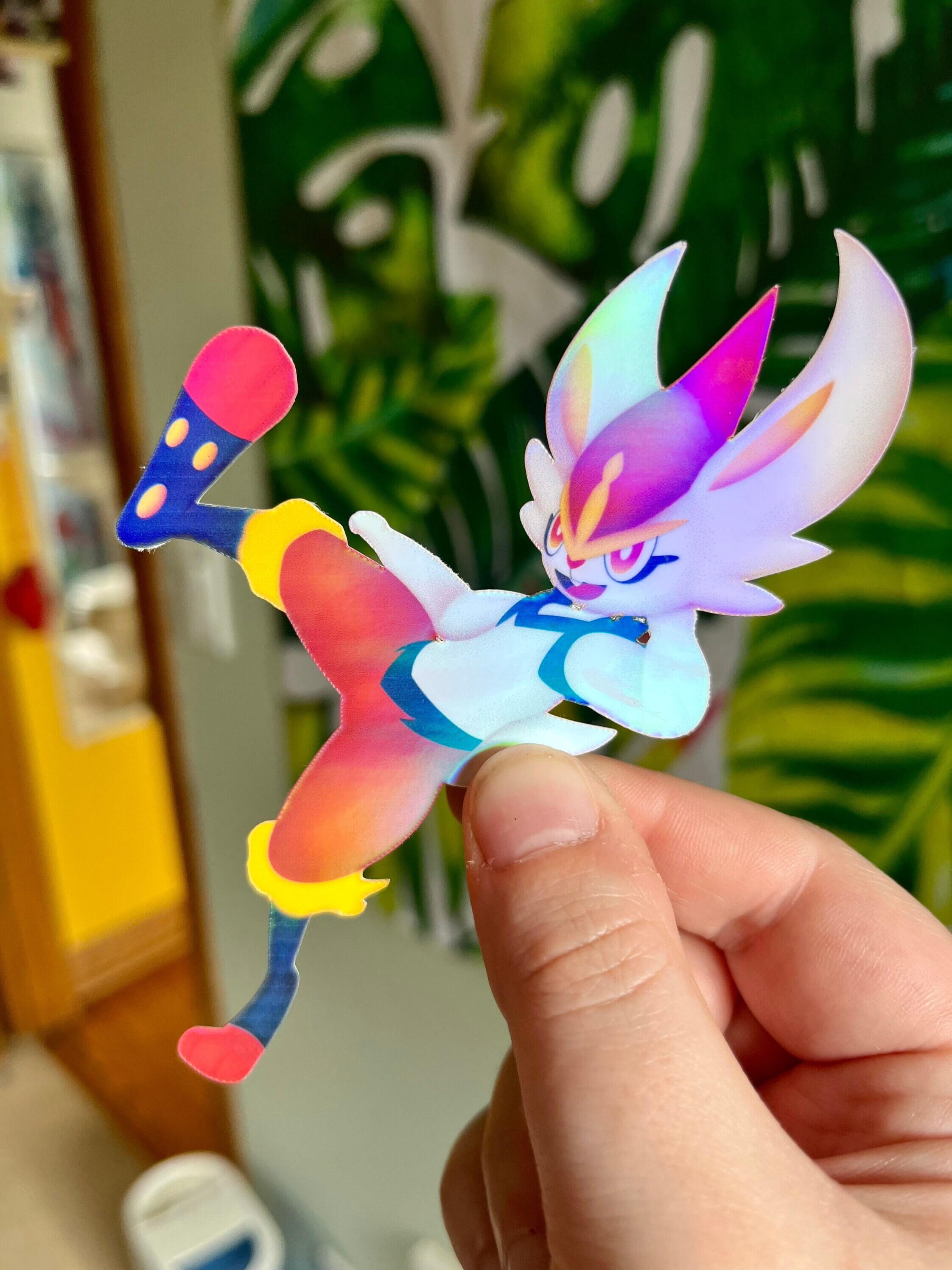 Cinderace Vinyl Sticker - Etsy