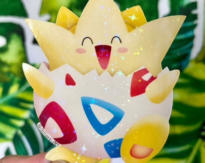 Togepi Vinyl Sticker - Etsy