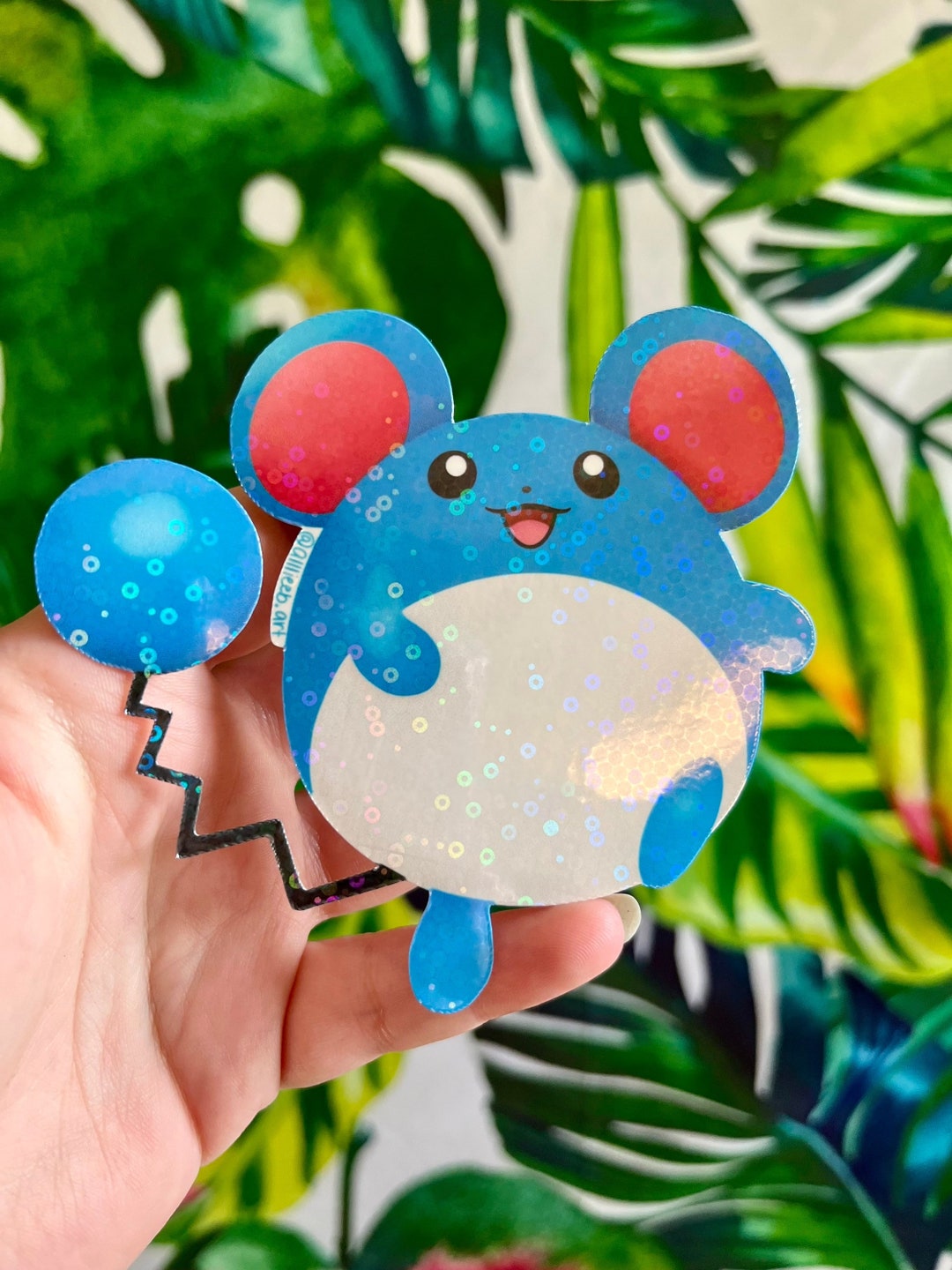 Marill Vinyl Sticker - Etsy