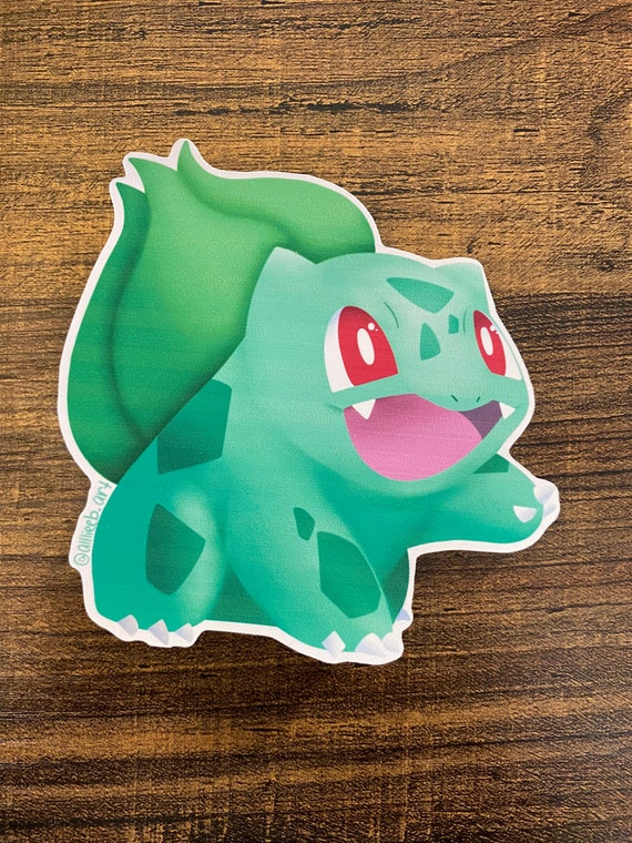 Bulbasaur Vinyl Sticker | Etsy