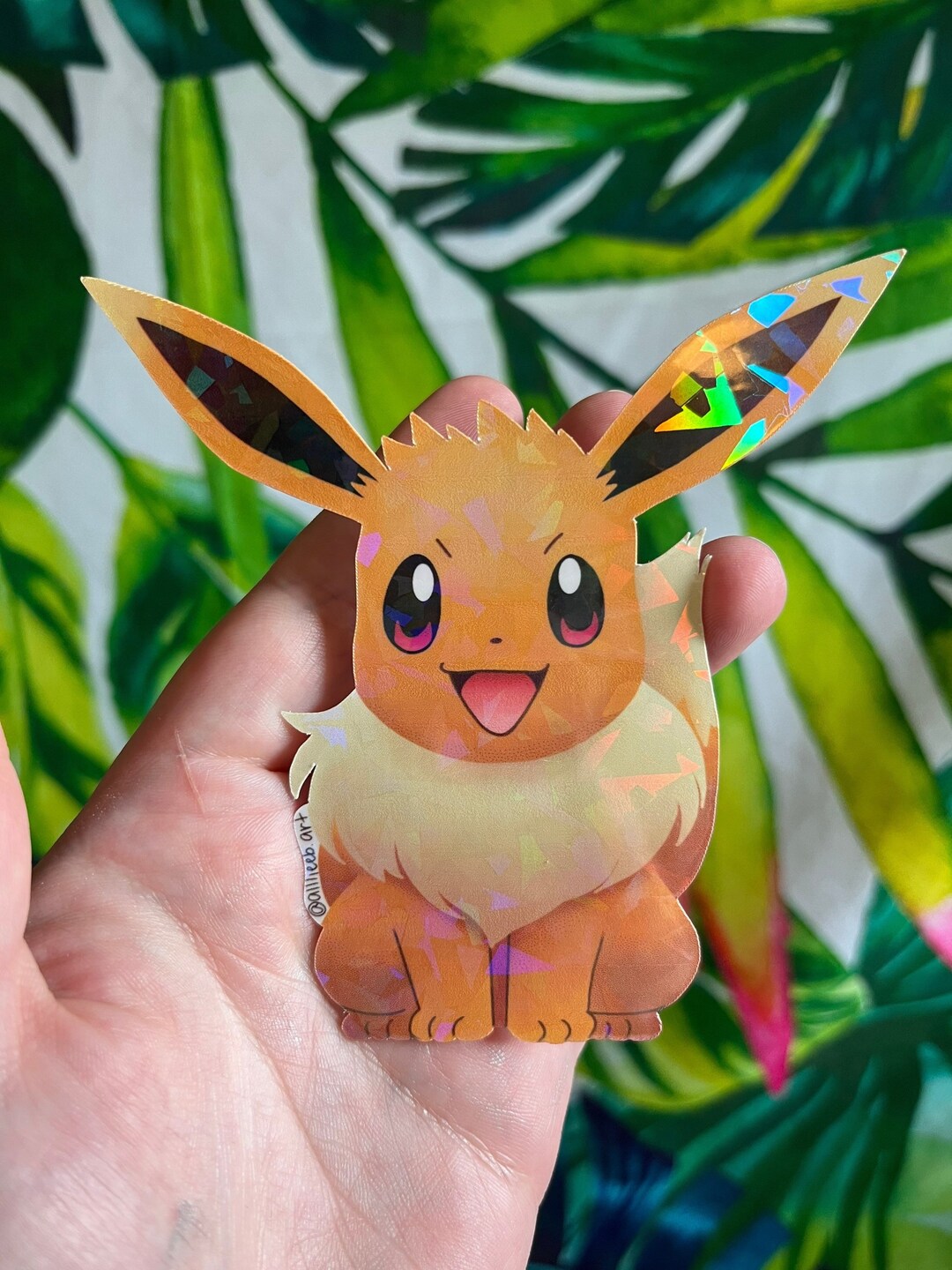 Eevee Vinyl Sticker - Etsy