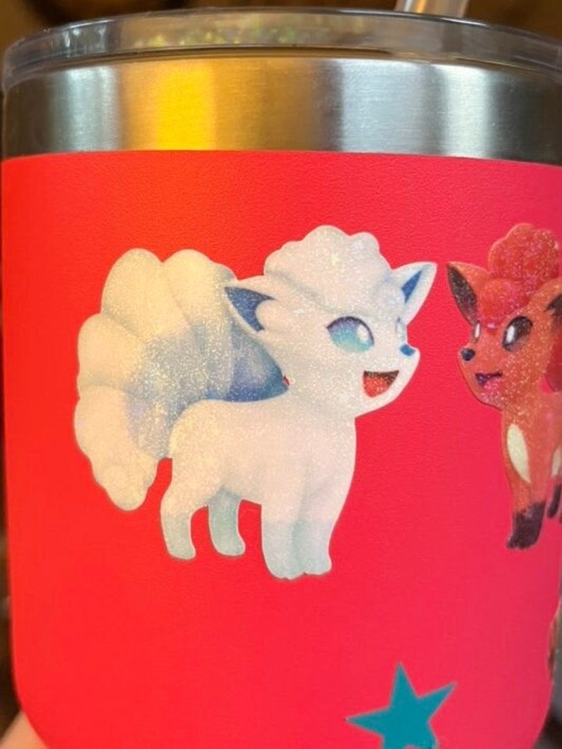 Alolan Vulpix Vinyl Sticker - Etsy