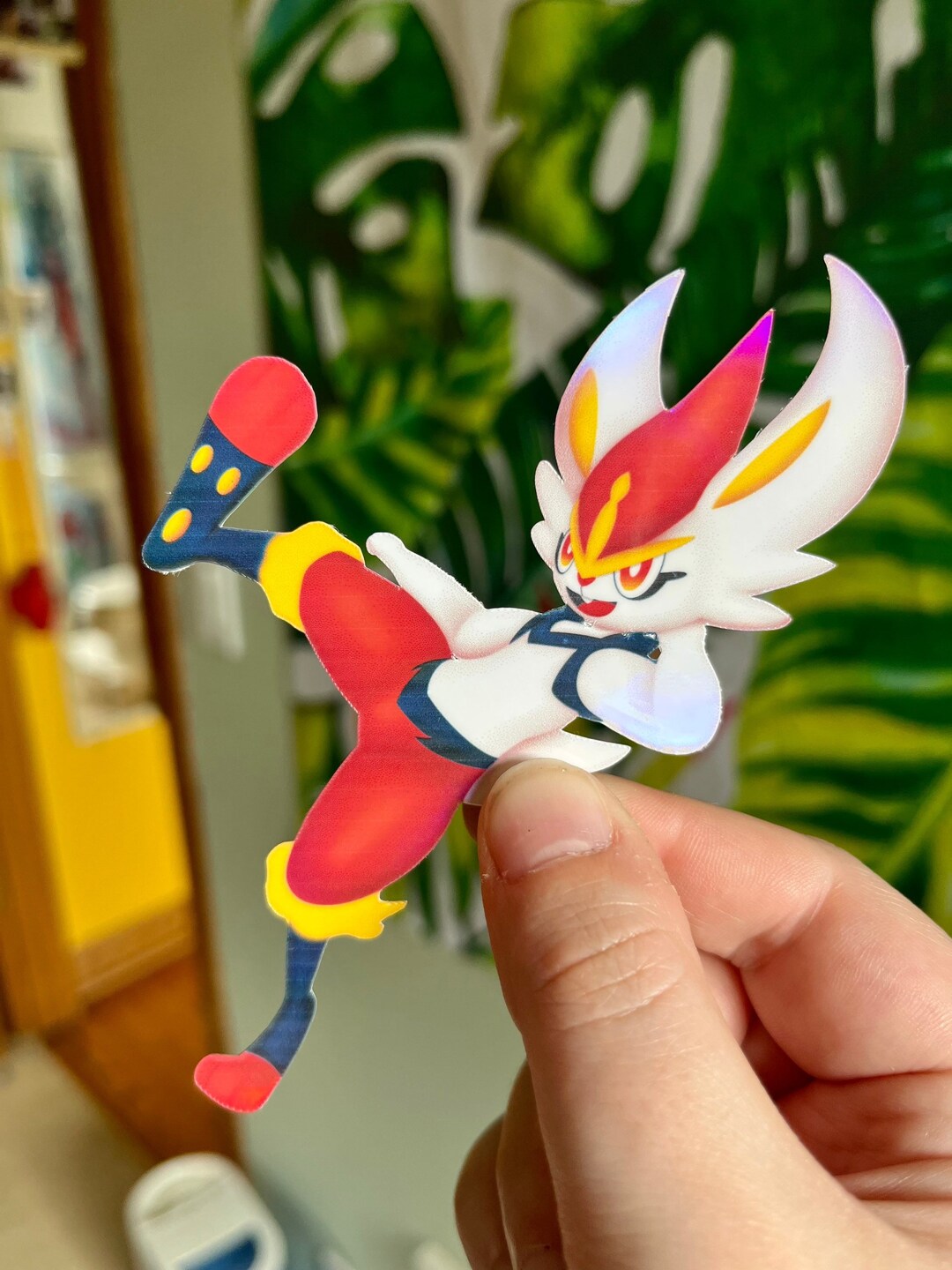 Cinderace Vinyl Sticker - Etsy