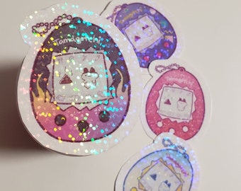 Tamagotchi Sticker Pack 12 Stickers - Etsy