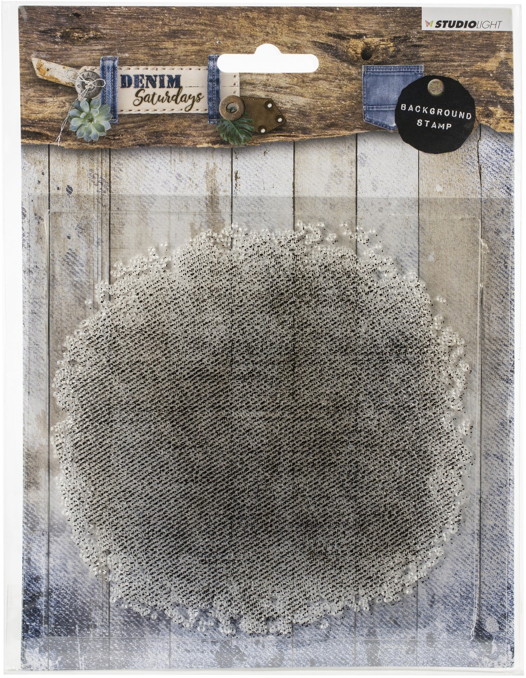 Studio Light Denim Saturdays Background Stamp 847656 - Etsy