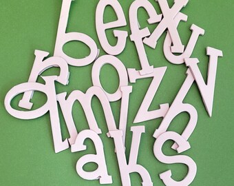 Chipboard Letters - Etsy