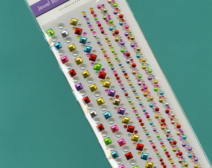 Jewel Borders Self-adhesive Strips Craft Embellishments - Etsy