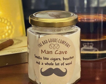 Man Cave Candle | Etsy