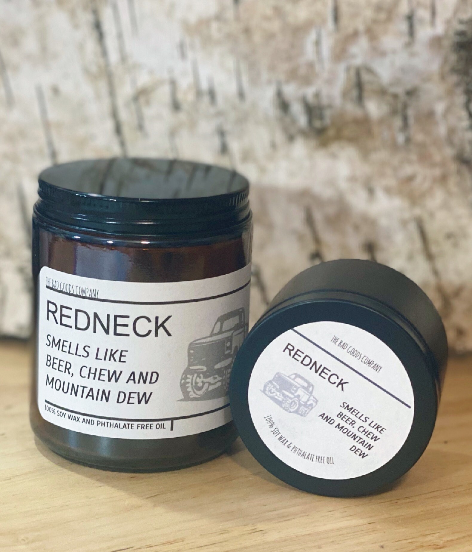 FUNNY CANDLE REDNECK Gift Smells Like Beer Chew and Mountain Dew - Etsy