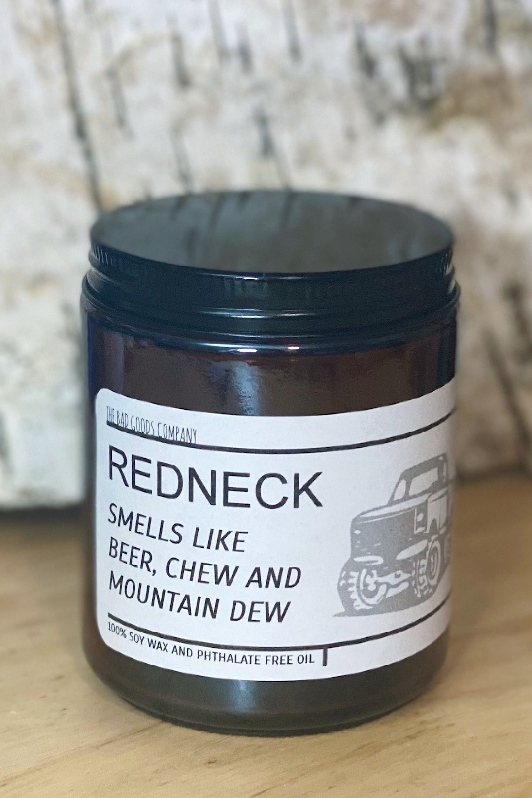 FUNNY CANDLE REDNECK Gift Smells Like Beer Chew and Mountain Dew - Etsy