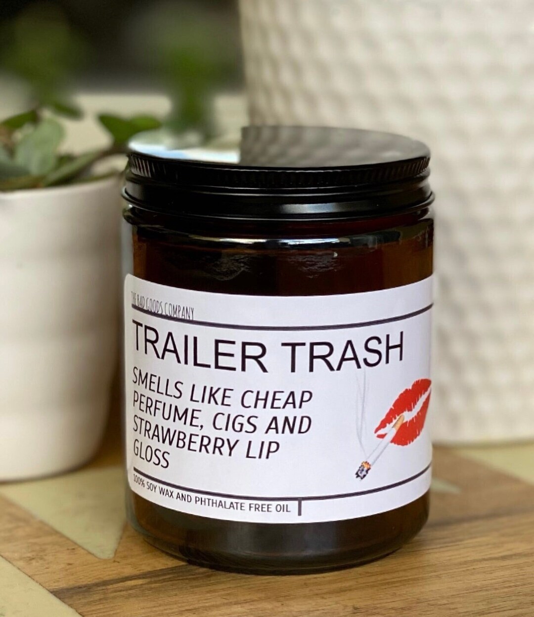 Trailer Trash Candle Gift, Smells Like Cheap Perfume, Cigarettes and ...
