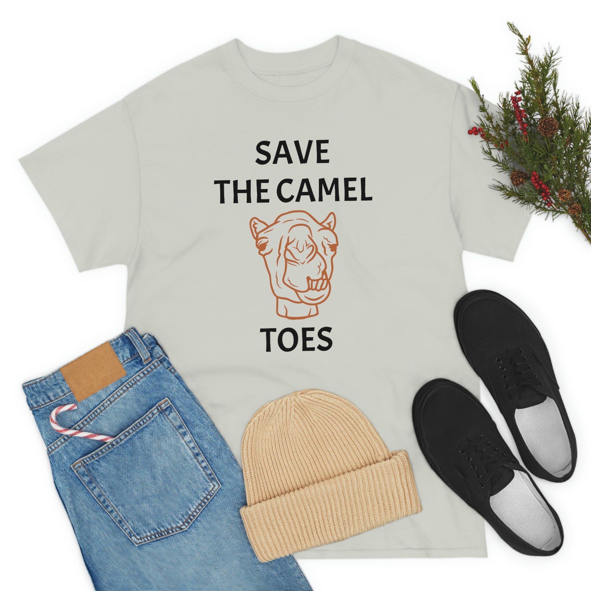 SAVE THE CAMEL Toes, Funny, Weird Camel Toe Unisex Heavy Cotton Tee - Etsy