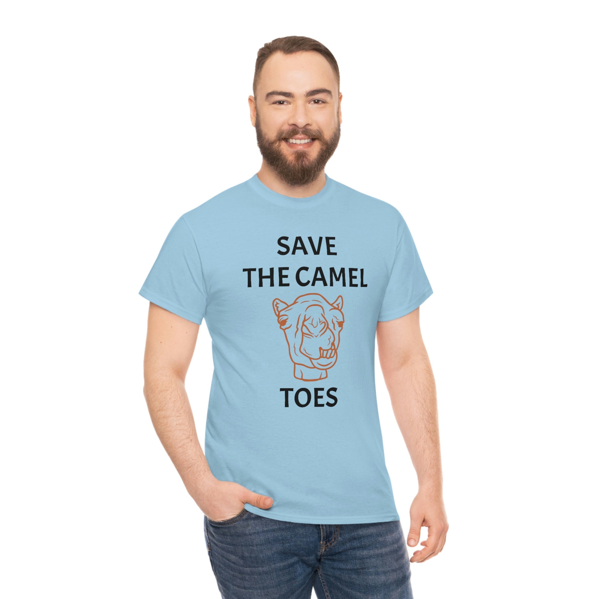 SAVE THE CAMEL Toes, Funny, Weird Camel Toe Unisex Heavy Cotton Tee - Etsy