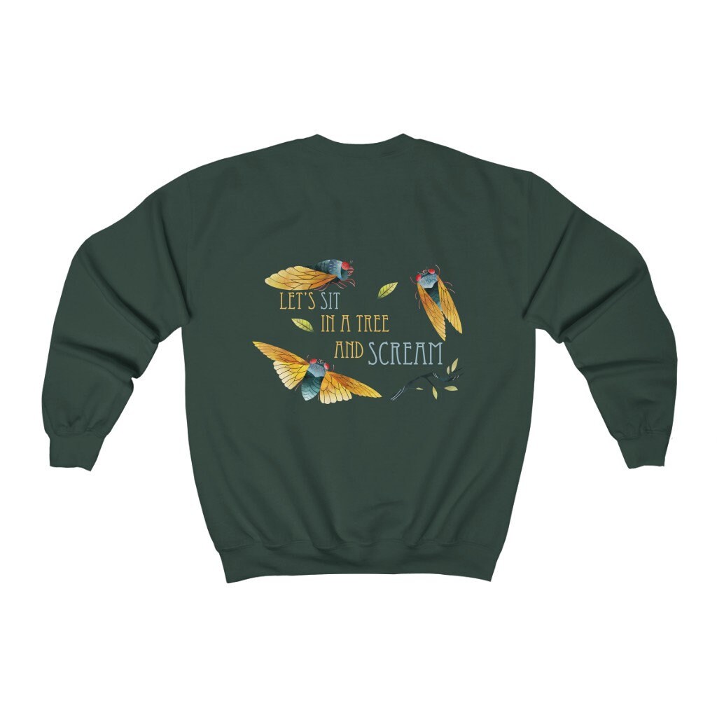 CICADA Sweatshirt, Insect Cottagecore Clothes, Shirt Gift for Her Him ...