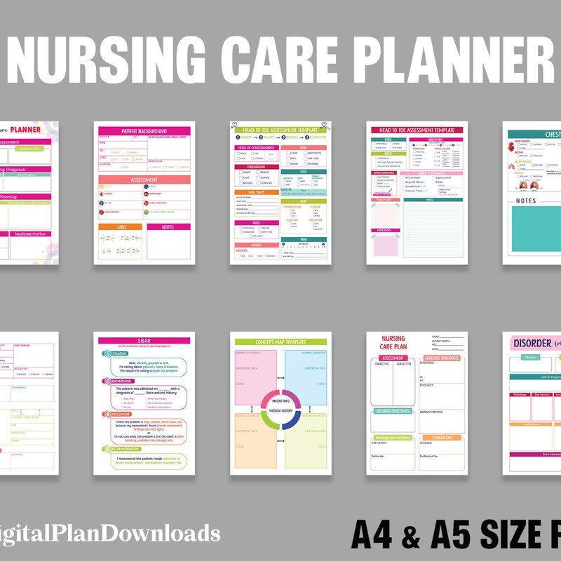 Plan of Care Template - Etsy