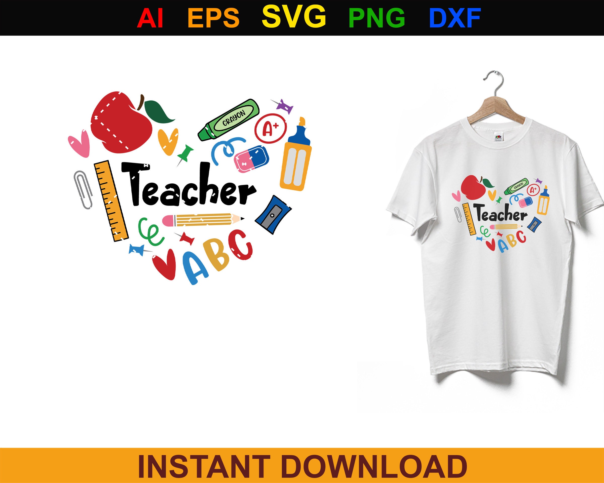 Teacher Heart SVG, Teacher Sublimation, Teacher Svg, Helping Little ...